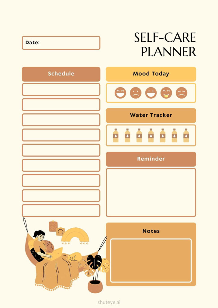30 Free Printable Self Care Planner Templates For Well Being 30 Free Printable Self Care Planner Templates For Well Being